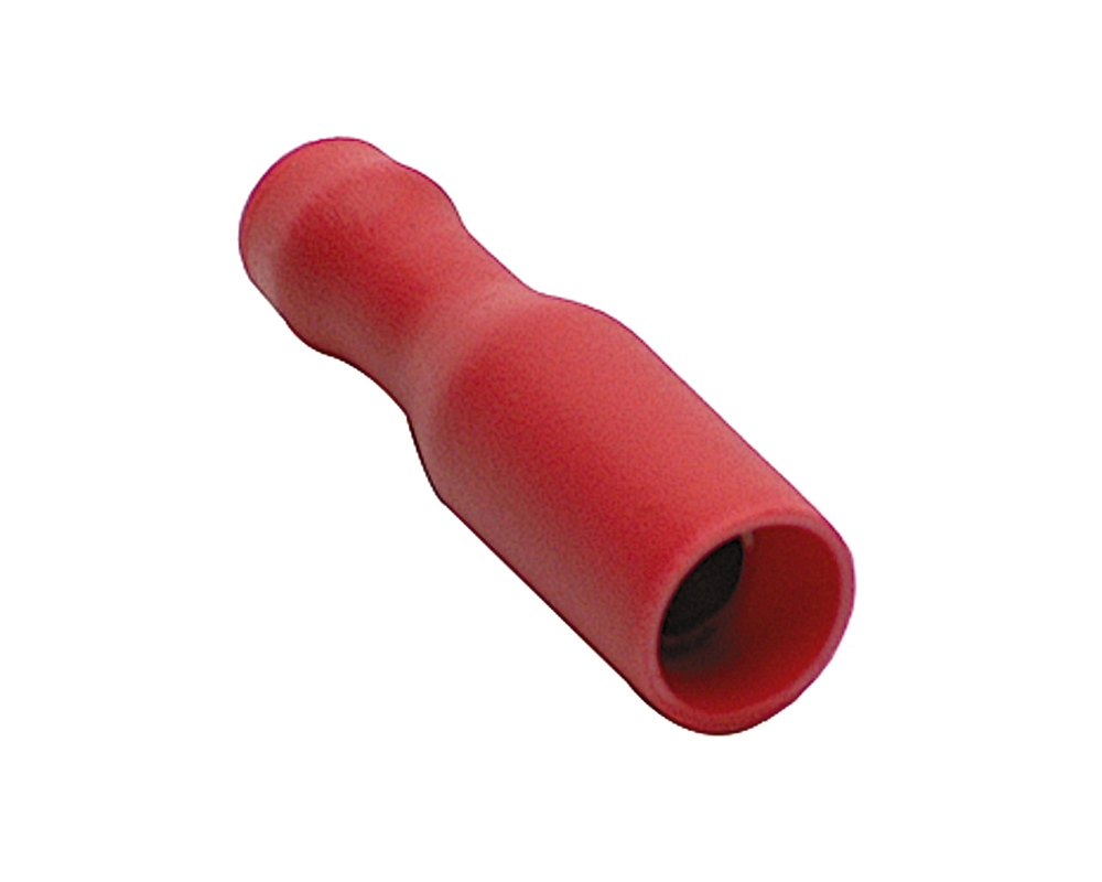 Bullet Female Connector - Red (10) - Regin Products Ltd