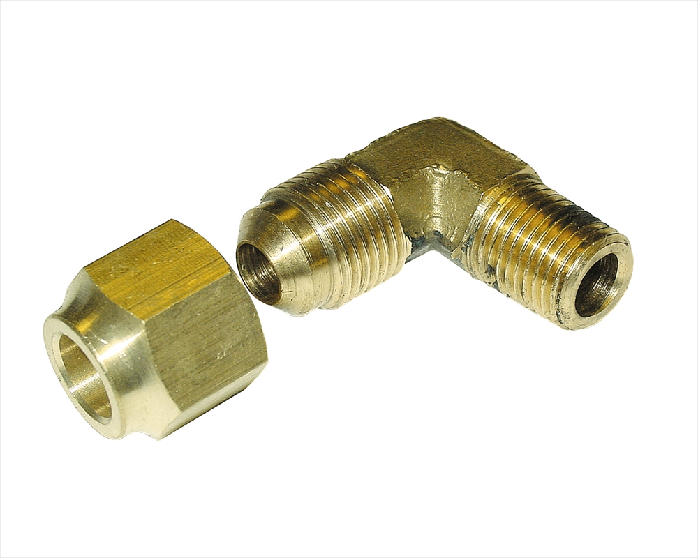 Flared 10mm Elbow x 1/4” bspt (1 Nut) - Regin Products Ltd